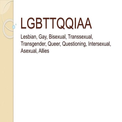 LGBT Presentation | PPTX