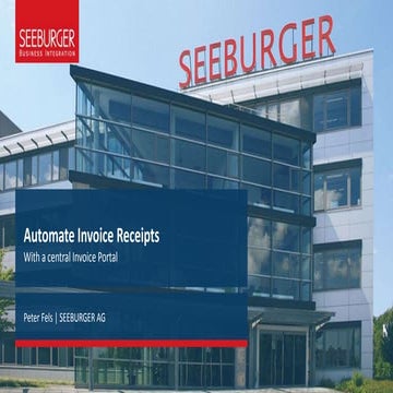 E-Invoicing: Automate Invoice Receipts | PPTX