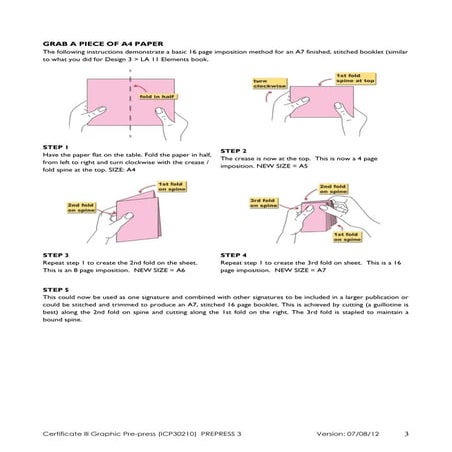 16 page imposition method | PDF