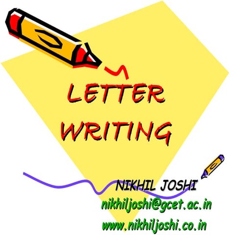 08 letter writing | PPT