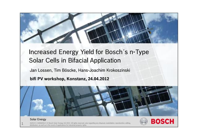 What Are Bifacial Solar Panels And How Is It Useful? | PDF