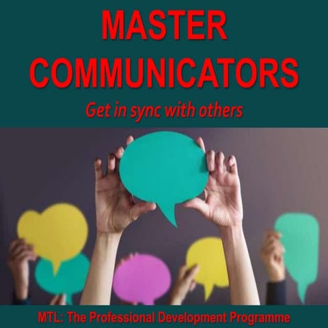 Master Communicators | PPTX