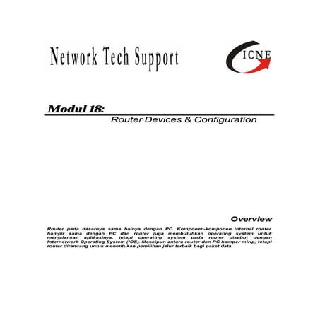 08module 18 router-devices-configuration | PDF
