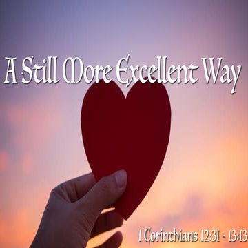 A Still More Excellent Way | PDF