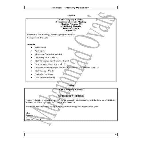 08 practical writing meeting documents | PDF