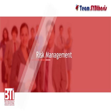 Risk Masterclass | PPT