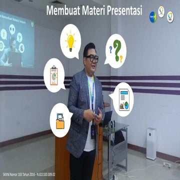 Membuat materi presentasi - contoh praktis | PDF
