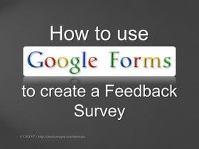 80 interesting ways to use google forms to support learning | PPT