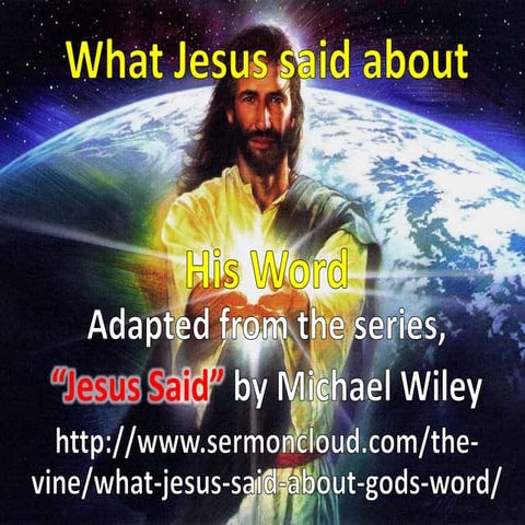 What Jesus said About Spiritual Eyes | PPTX