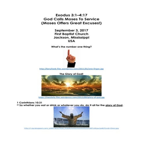 Exodus: 3 | PPT