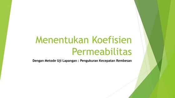 Mekanika Tanah II (Teori Tekanan Tanah Lateral) | PPT