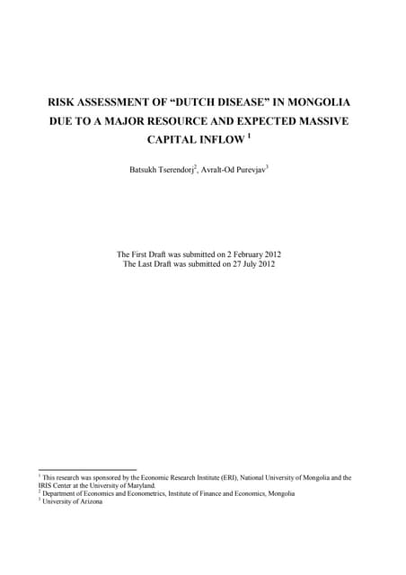 Rescap research a fundamental driven view of mongolia | PDF