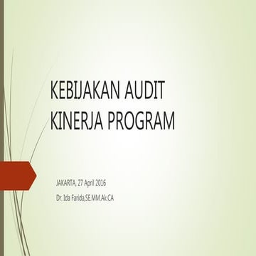 09. audit kinerja_ciptakarya | PPTX