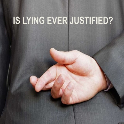 is lying ever justified | PPT