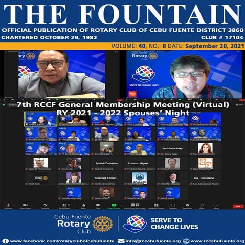 09-20-2021 8th GMM RCCF E-Bulletin RY 2021-2022 | PDF