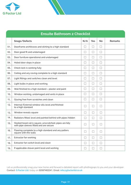 23. Loft Insulation Checklist | PDF