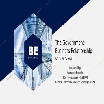 09. the government business relationship | PPTX