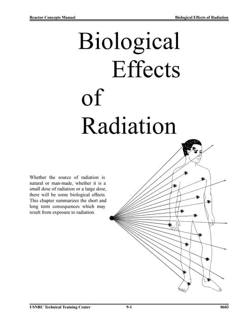 Biological effects of radiation | PPTX