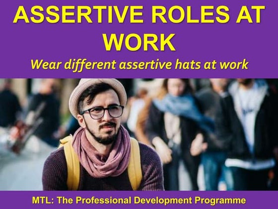 5 examples of assertive behavior in the workplace | PDF