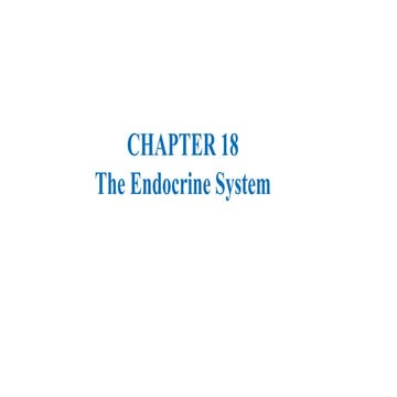 Endocrine system | PPTX