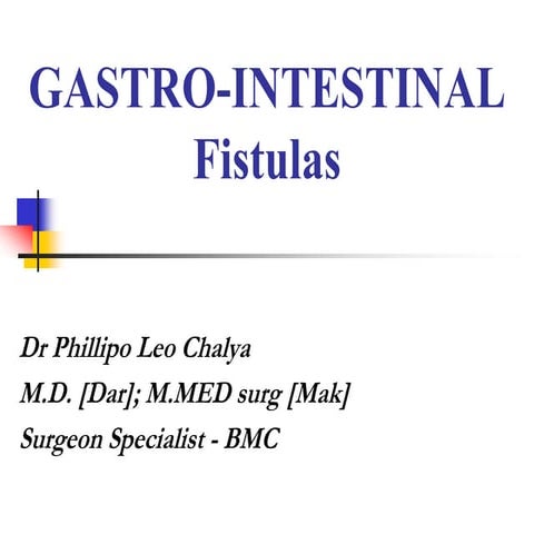 GI FISTULA.ppt
