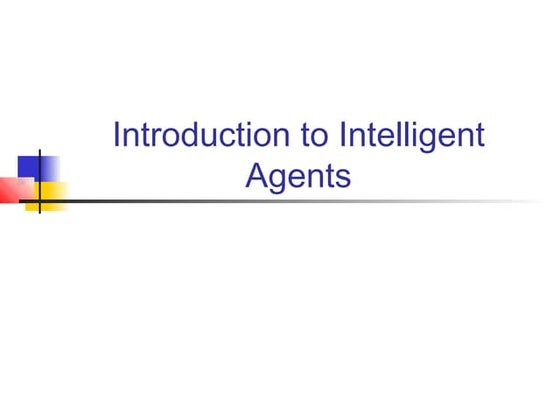 AI Agents, Agents in Artificial Intelligence | PPT