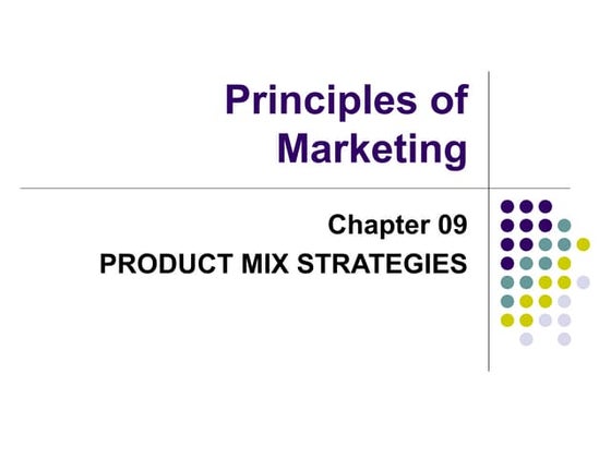 Product line and product mix of p&g | PPTX