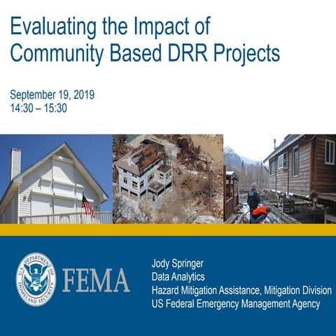 Evaluating the Impact of Community Based DRR Projects | PPTX