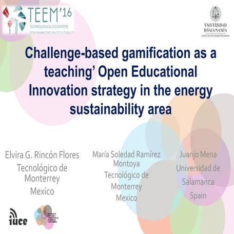 Challenge-based gamification as a teaching’Open Educational Innovation ...