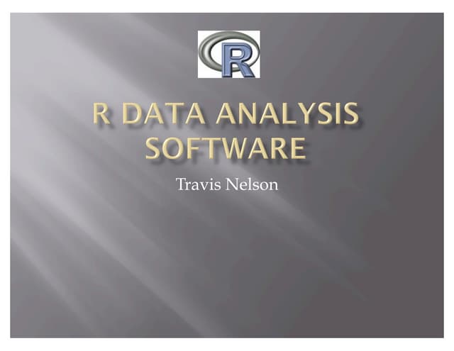 R Data Analysis Software Ppt