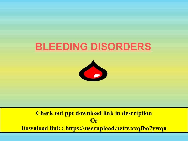 Types Of Bleeding