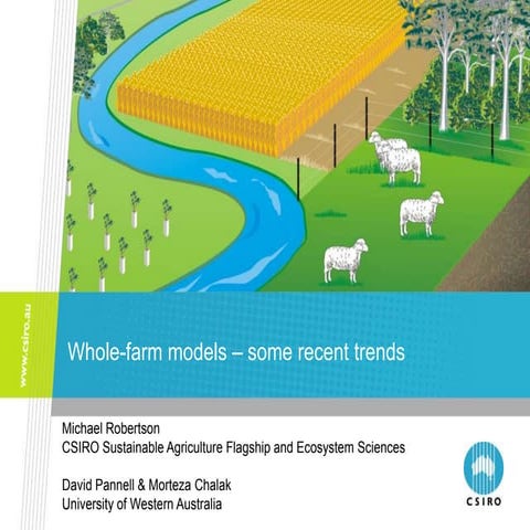 Whole-farm models - some recent trends. Mike Robertson | PPTX ...