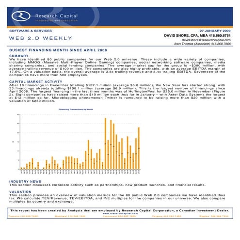 09 01 27 Web 2.0 Weekly | PDF