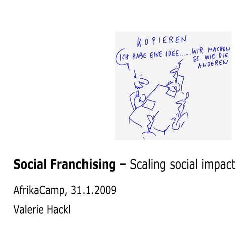 Social Franchising | PDF