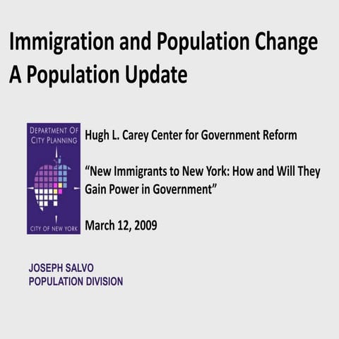 New Immigrants to New York | PPTX