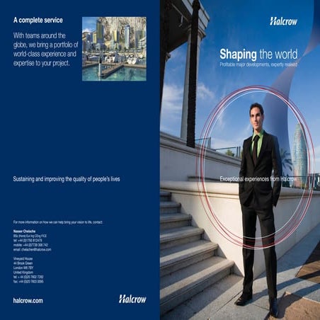 Halcrow Major Developments - Shaping The World | PDF