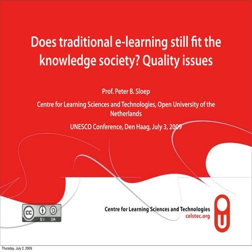 Quality Assurance and e-Learning | PDF