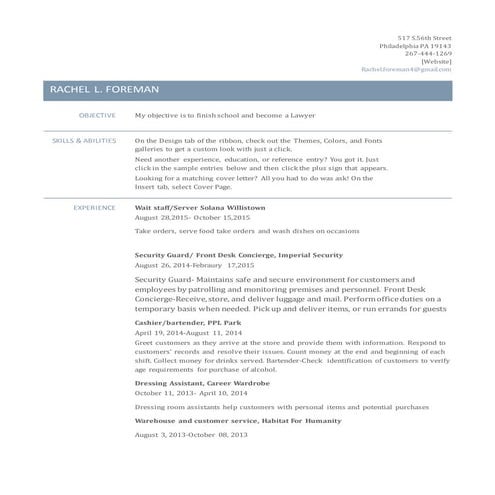 Rachel Foreman (1) | PDF