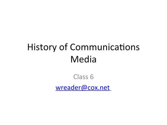 History of radio and its developments | PPTX