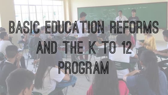Journey in the Basic Education Curricular reforms | PDF | Secondary ...