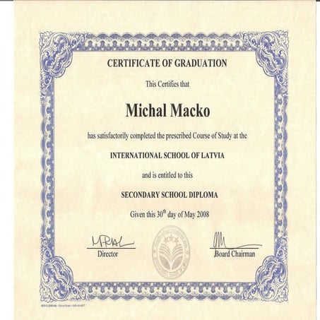 ISL Secondary School Diploma | PDF