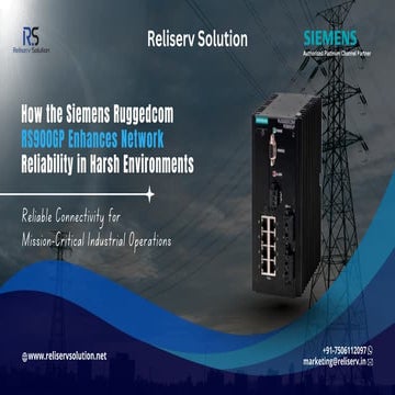 Why the RUGGEDCOM RX1500 Is the Backbone of Modern Industrial Networks ...