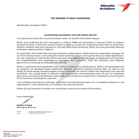 2016-08-03 Reference for Mirko Meyer | PDF