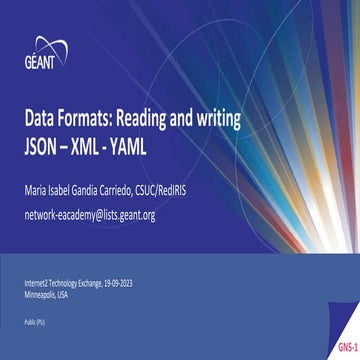 Data Formats Reading And Writing Json Xml Yaml Ppt 7252
