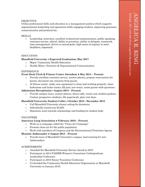 Resume - Kylie Vogel (Purdue Univ.) | PDF