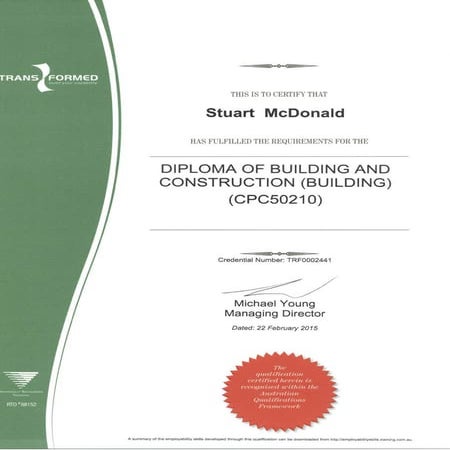Diploma Building & Construction | PDF