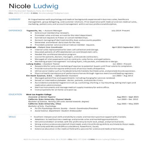 Nicole Ludwig resume | PDF
