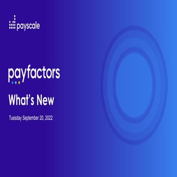 Webinar-Q3: What’s New in Payfactors | PDF