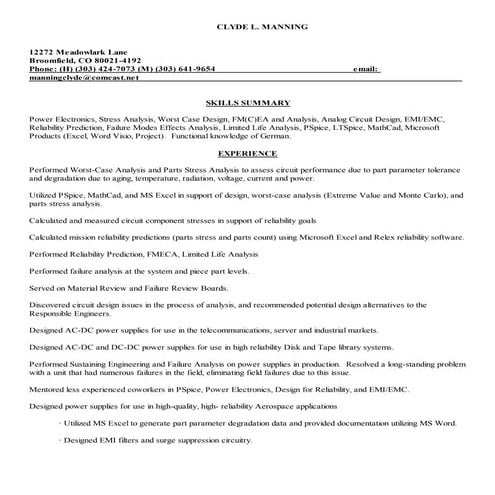 Adam Downey Resume | PDF