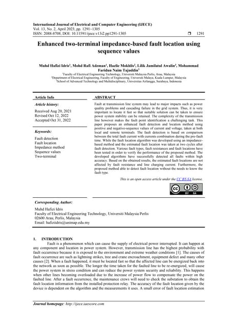 Application of artificial intelligence in early fault detection of transmission line-a case ...